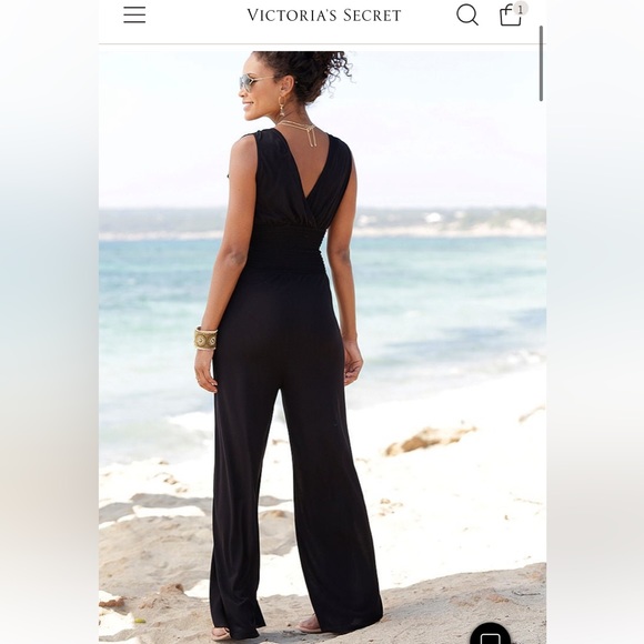 Victoria's Secret | Pants & Jumpsuits | Lascana From Victorias Secret Black Tie Shoulder ...